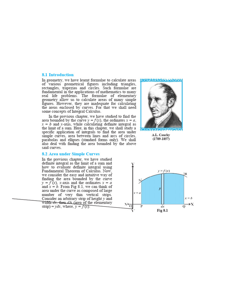 Lemh 202 | PDF | Area | Integral