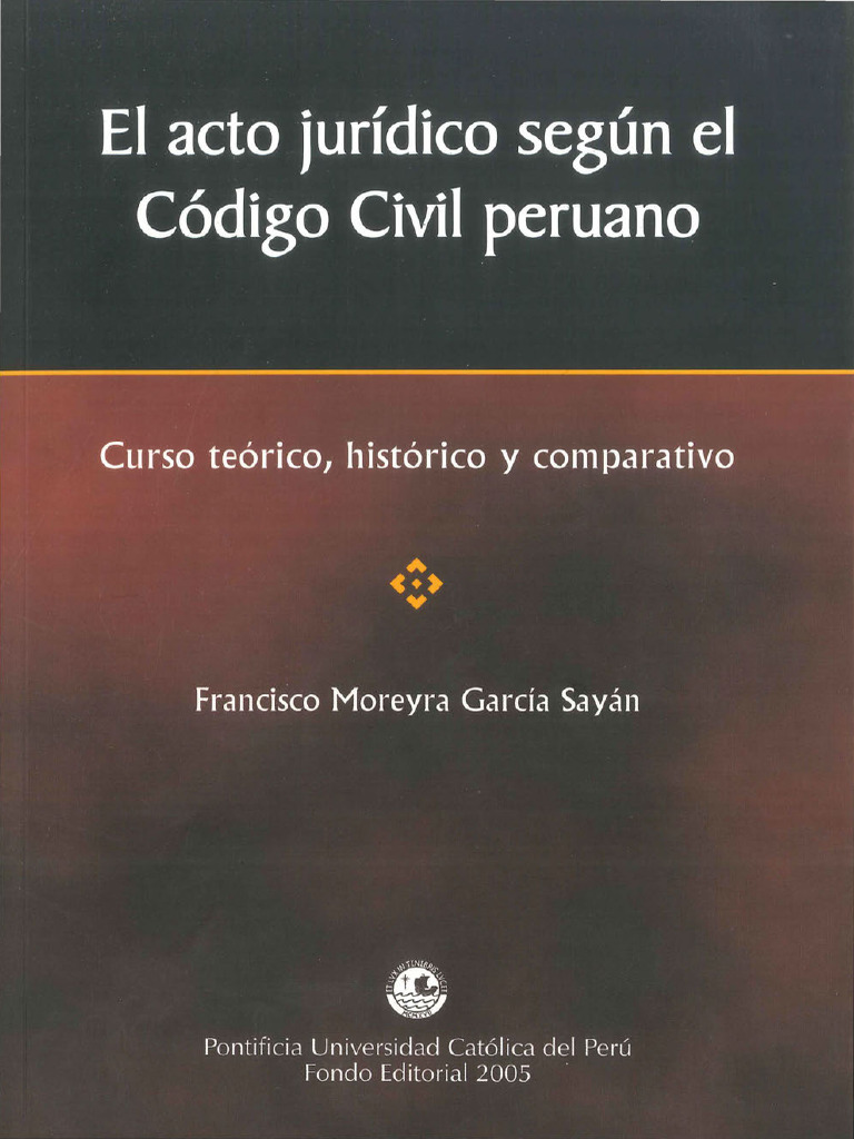 Acto Jurídico en el Código Civil | PDF | Roma antigua | imperio Romano