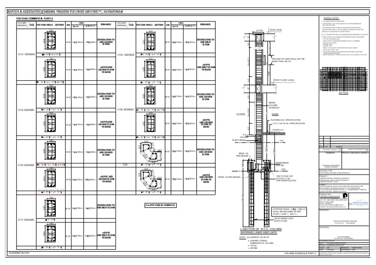 Column Schedule Part-2 | PDF | Column | Building