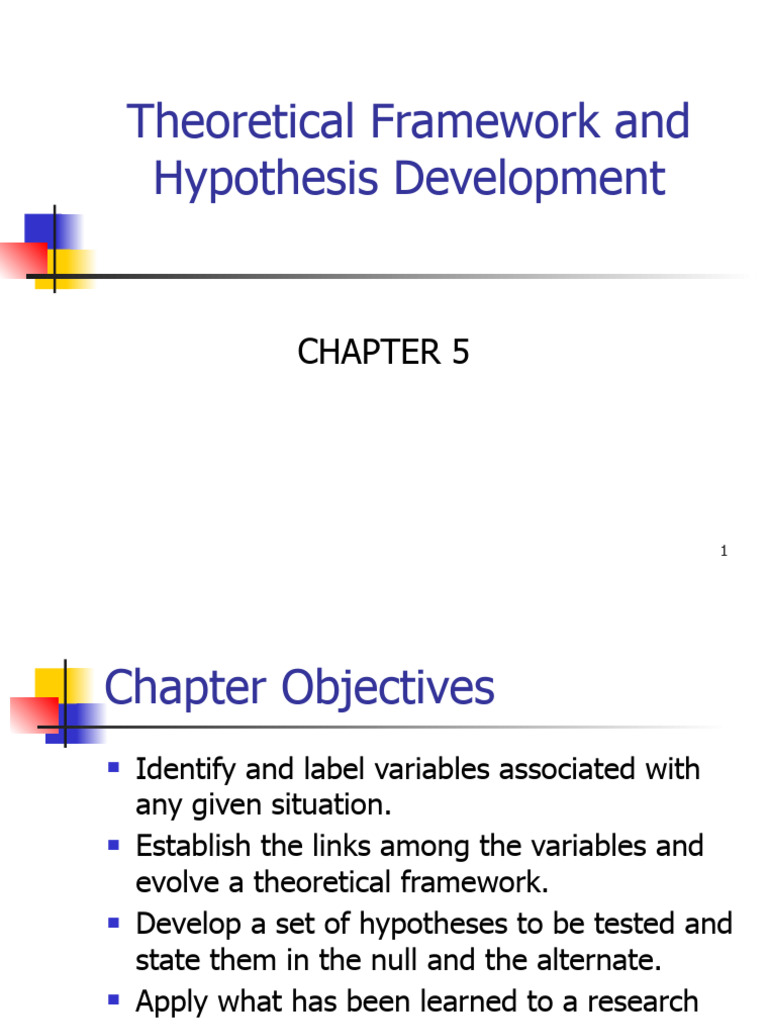 BRM - Chapter 5 - Theoretical Framework and Hypothesis Development | PDF | Hypothesis | Theory