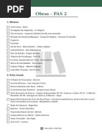 Obras Do PAS - 1 Série | PDF
