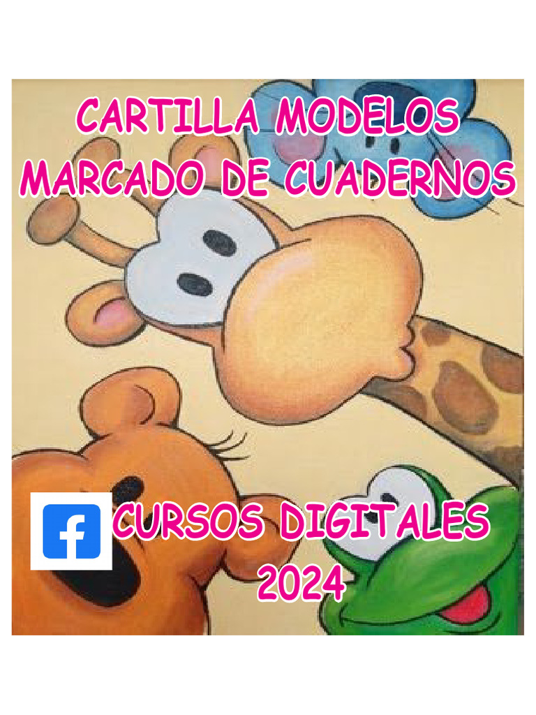 Cartilla Modelos Marcado de Cuadernos 2024 | PDF