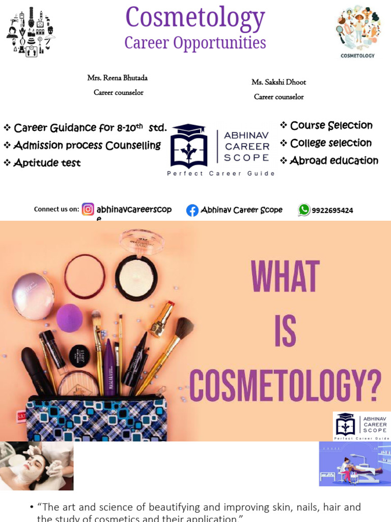 Cosmetology Career Opportunities | PDF | Health Care | Beauty