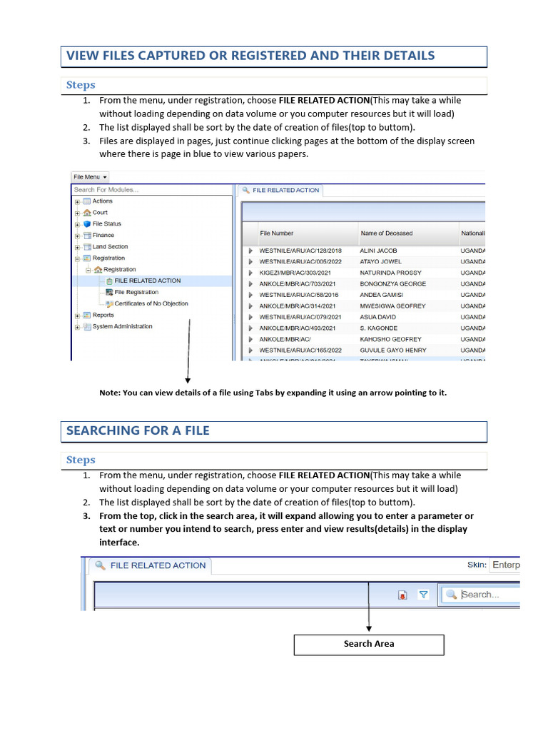 Display and Search Manual | PDF