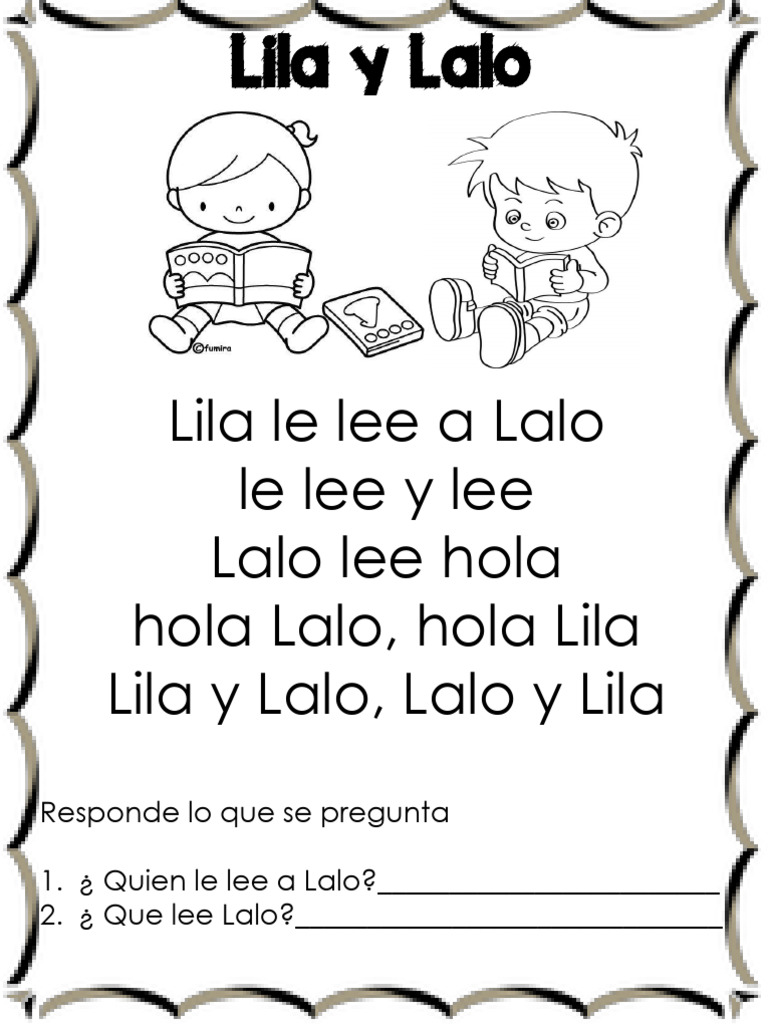 Lecturitas de Comprension | PDF | Artes del Lenguaje y Comunicación