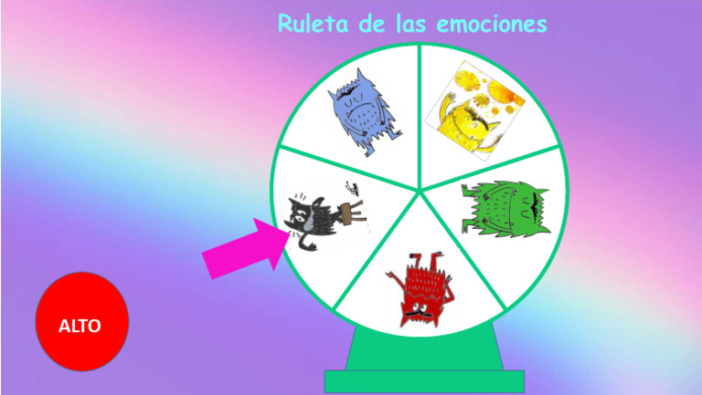Ruleta de Emociones Monstruo de Colores | PDF