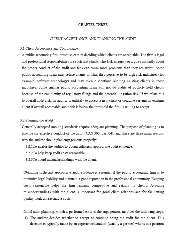 CH 3 6 | PDF | Auditor's Report | Financial Audit