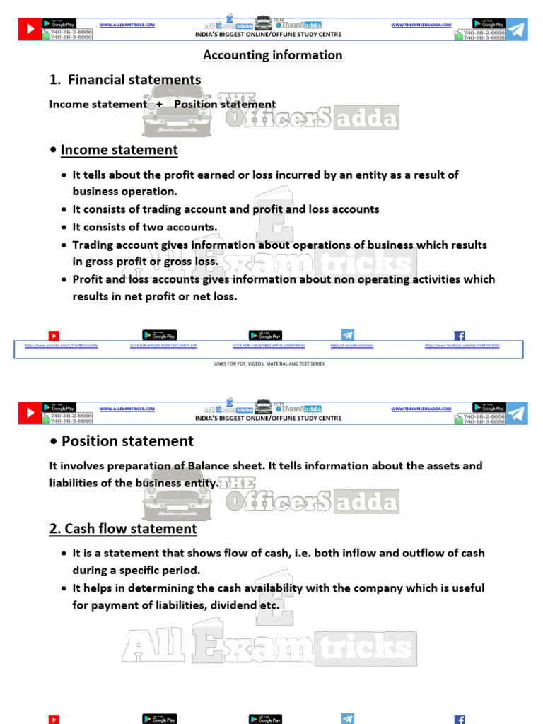02 Accounting Information | PDF | Debits And Credits | Income Statement