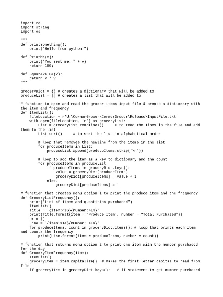 Python Code | PDF | Computer Engineering | Software Engineering