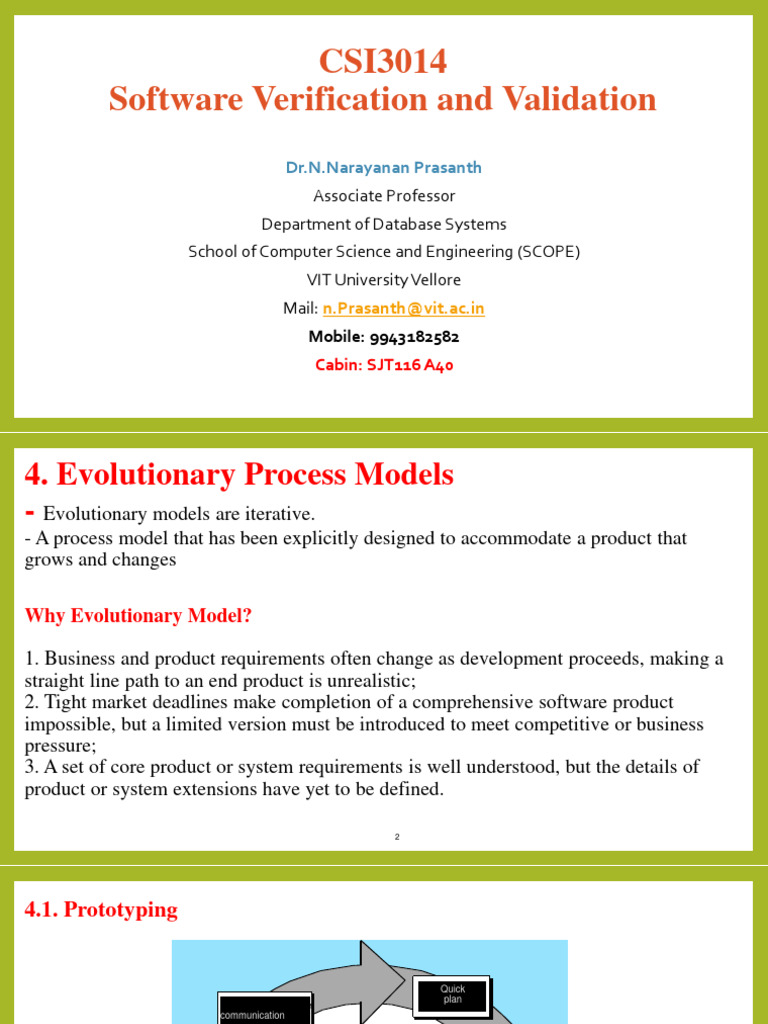 4-Evolutionary Process Models-31-07-2023 | PDF | Unified Modeling Language | Component Based ...