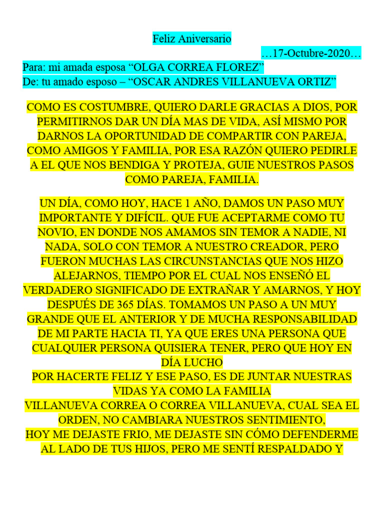 TE AMO (1) | PDF | Amor