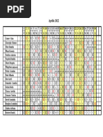 Model Tabel de Pontaj 2024 (2) | PDF