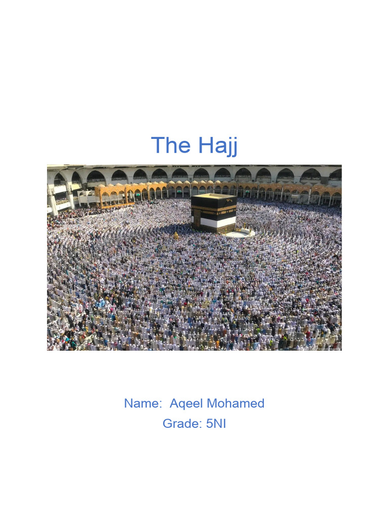 The Hajj | PDF | Social Science | Religion & Spirituality