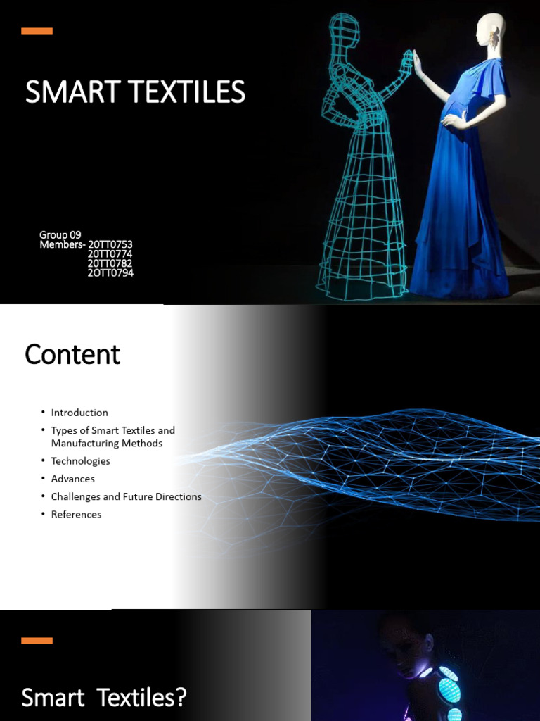 Smart Textile | PDF | Textiles | E Textiles