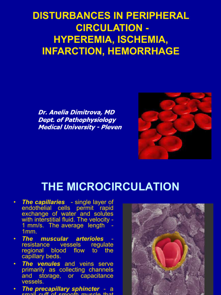 1.3. Disturbances in Peripheral Circulation 1 - 2016 | PDF ...