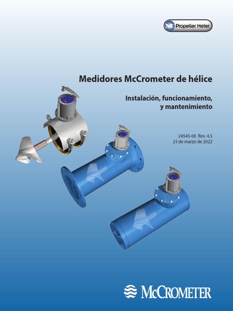 Medidores de Flujo McCrometer: Guía Completa | PDF | Rodamiento ...