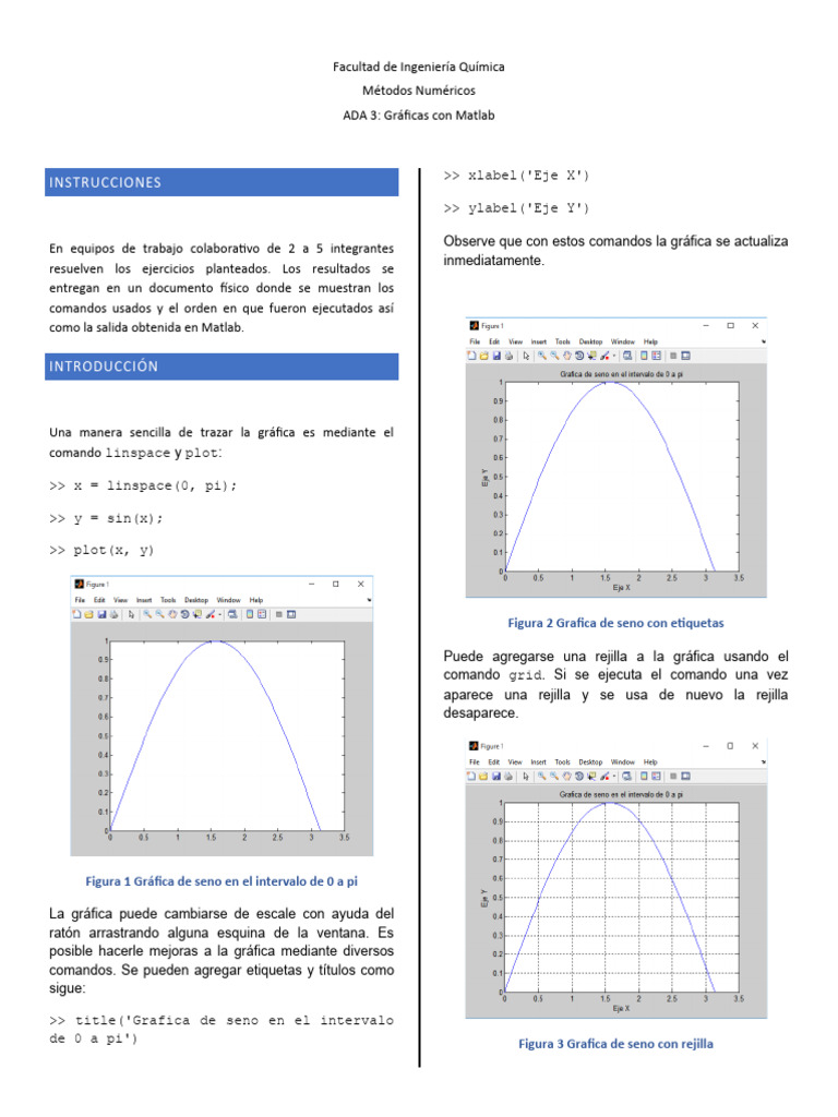 ADA 3 Gráficas Con Matlab | PDF | Color | Ventana (informática)