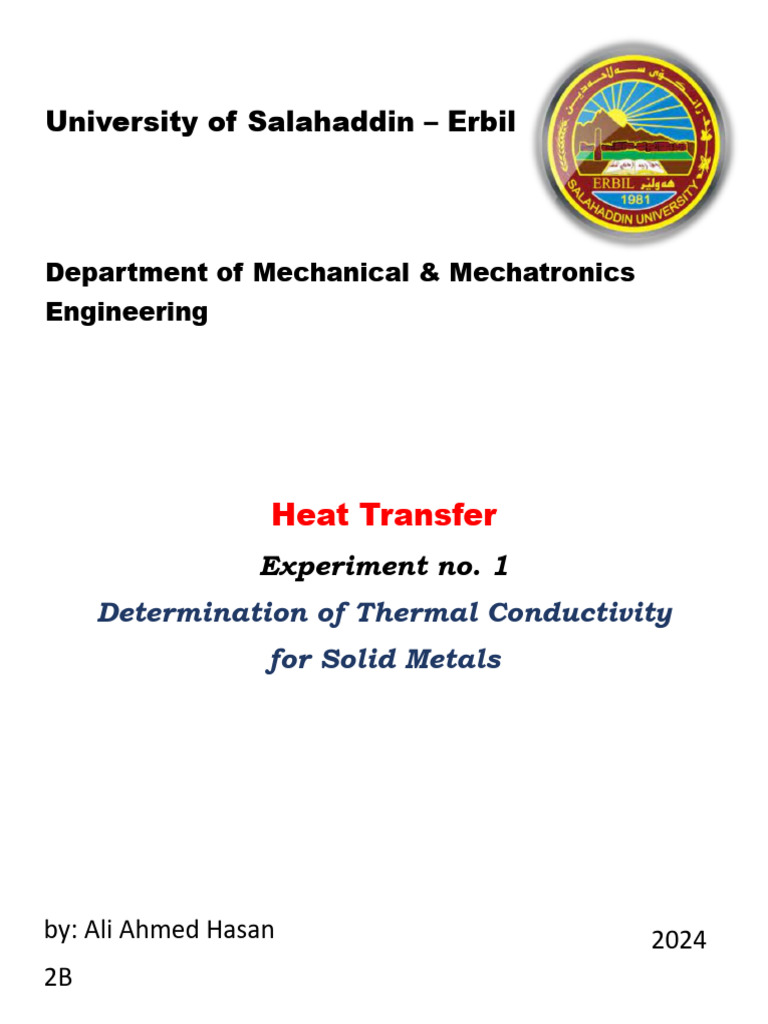 Heat Transfer 1 | PDF