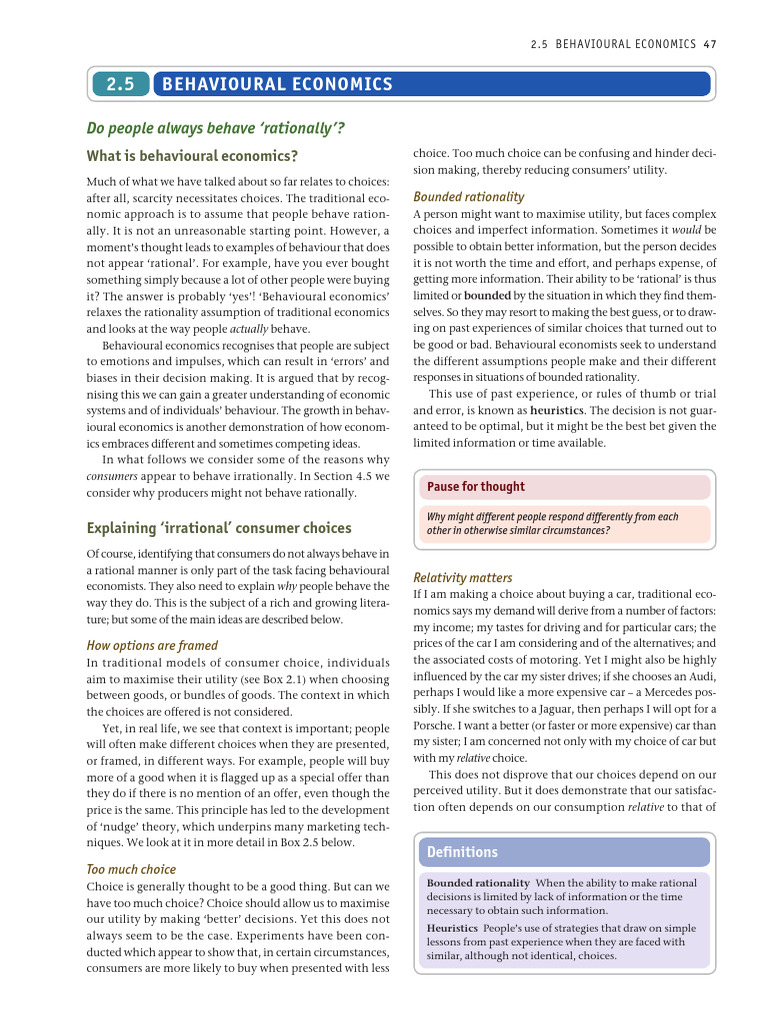 Language Lab | PDF | Behavioral Economics | Economics
