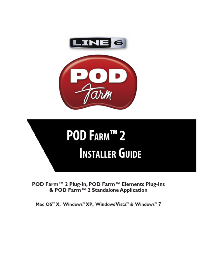 POD Farm 2 Installer Guide (Rev A) | PDF | Installation (Computer ...