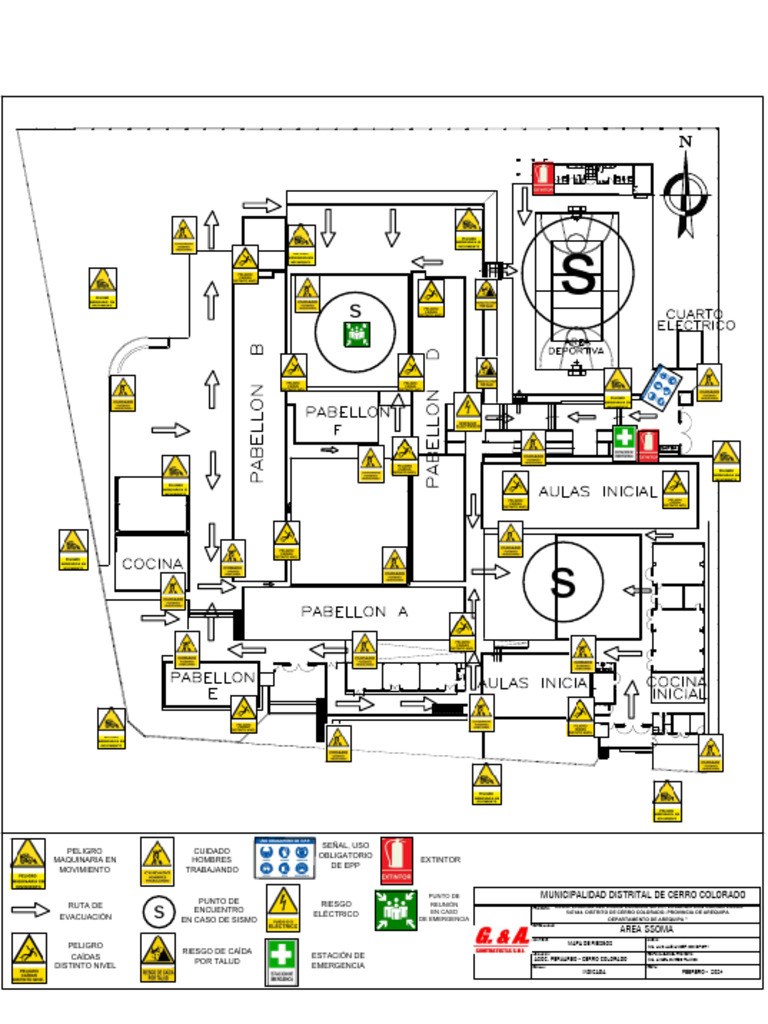 Mapa de Riesgos Peruarbo Placa 3-Modelo | PDF | Desastres | Desastres ...