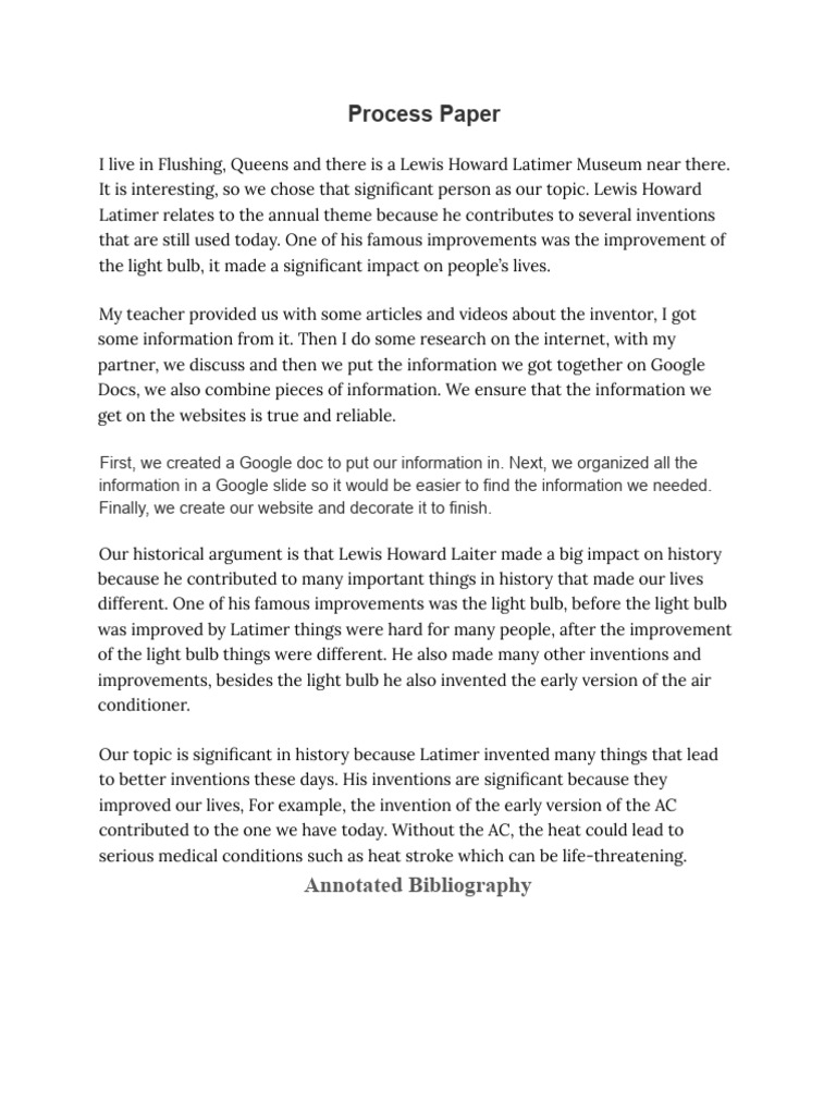 Process Paper Wang and Lin | PDF | Invention