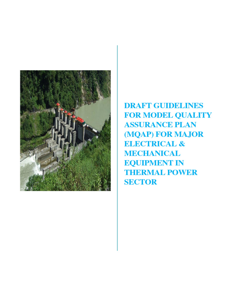 Draft Guidelines For Model Quality Assurance Plan Mqap For Major ...