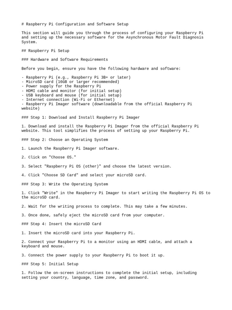 Raspberry Pi Configuration And Software Setup Pdf Raspberry Pi 9874