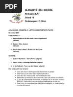 AFRIKAANS FAL Paper 1 Grade 10 June Exams QP | PDF