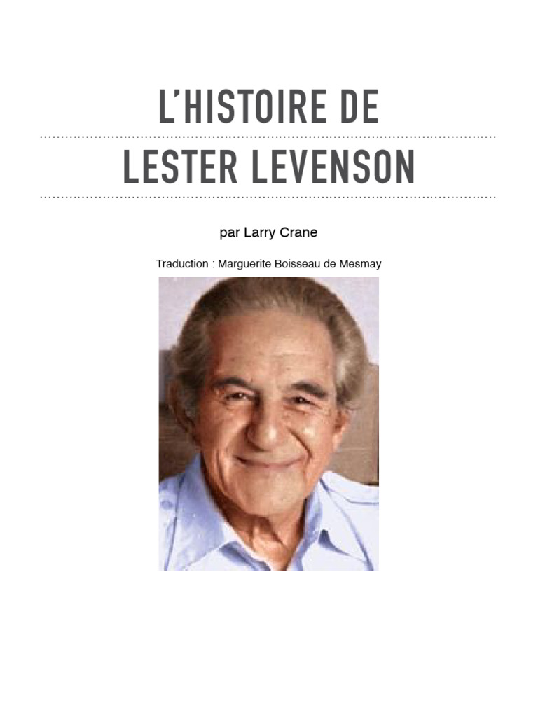 L'histoire de Lester Levenson | PDF | Amour | Bonheur