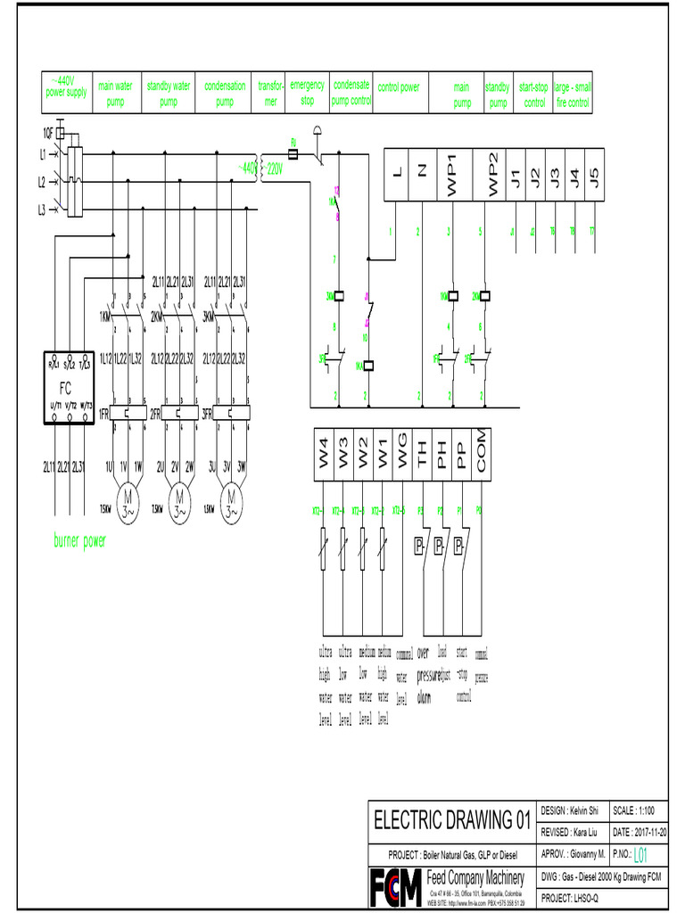 Boiler - Gas or Fuel 2.000 KG Drawing FCM-Model2 | PDF | Applied And ...