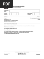 Cambridge O Level 1123 English Language Specimen Paper 1 For ...