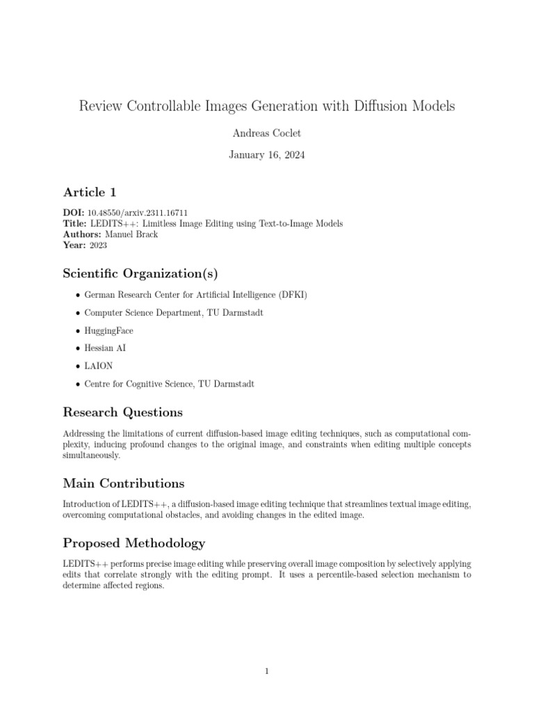Control Diffusion | PDF