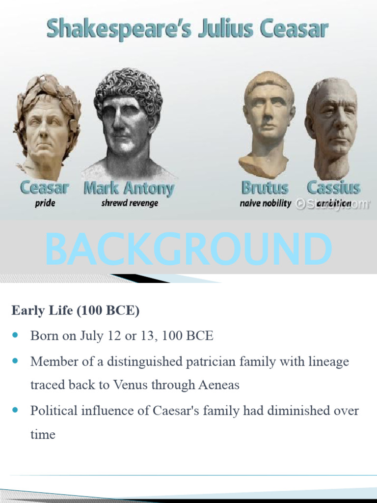 Julius Caesar Background | PDF | Julius Caesar | Pompey