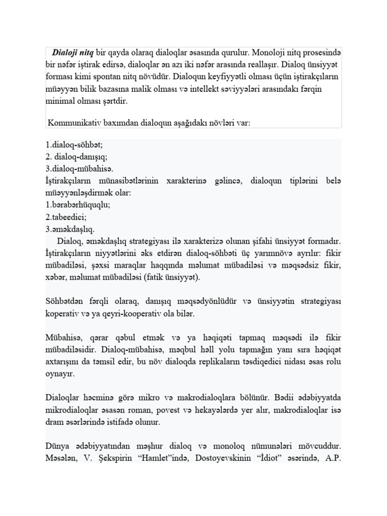 Movzu13 - Dialoji Nitq | PDF