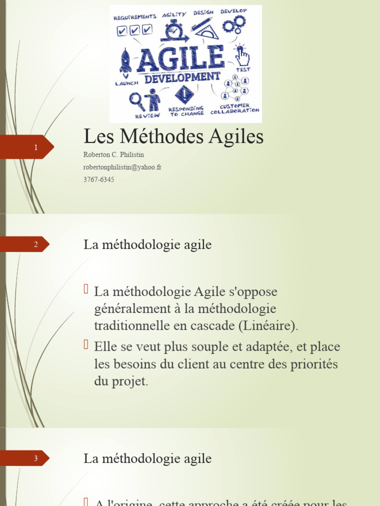 GL Cours 3 Méthodes Agiles | PDF | Méthode agile | Test-Driven Development
