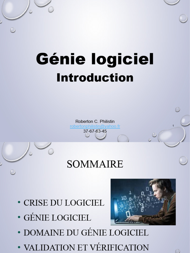 GL - Cours 1 - Crise Du Logiciel | PDF | Génie logiciel | Logiciel