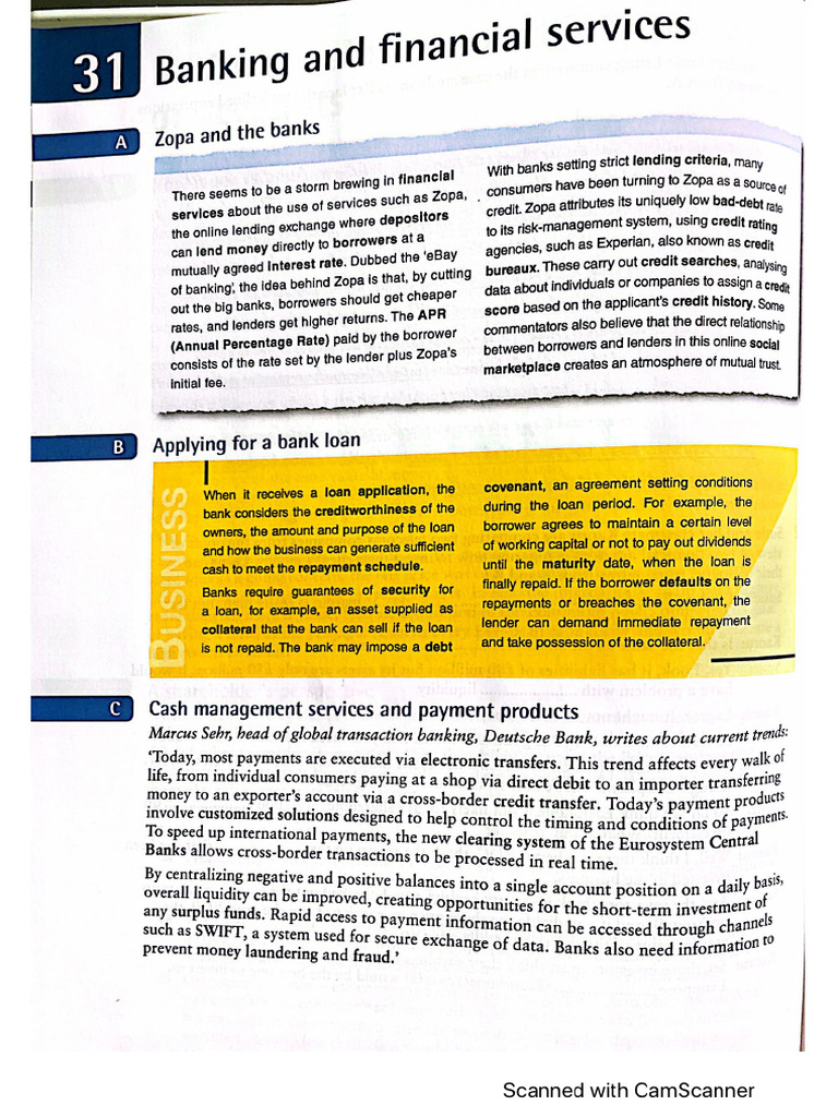 Banking and Financial Services | PDF