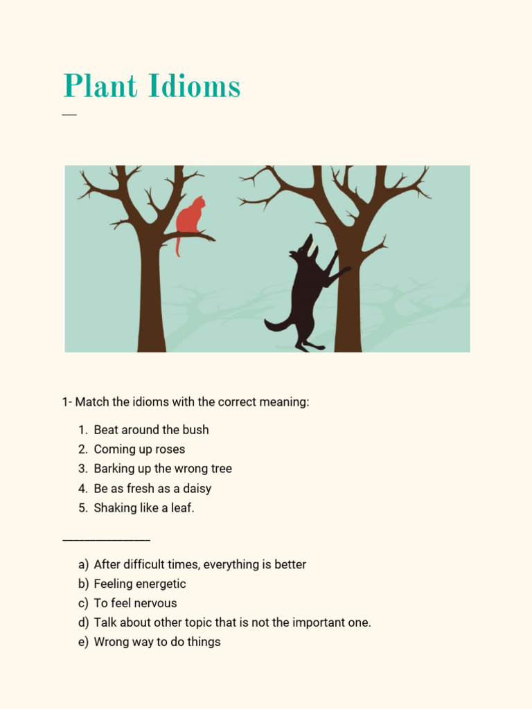 Plant Idioms | PDF