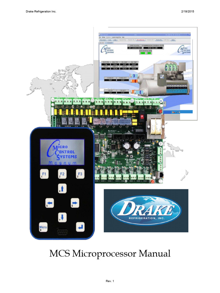 Drake MCS Microprocessor Manual | PDF | Electromechanical Engineering | Machines