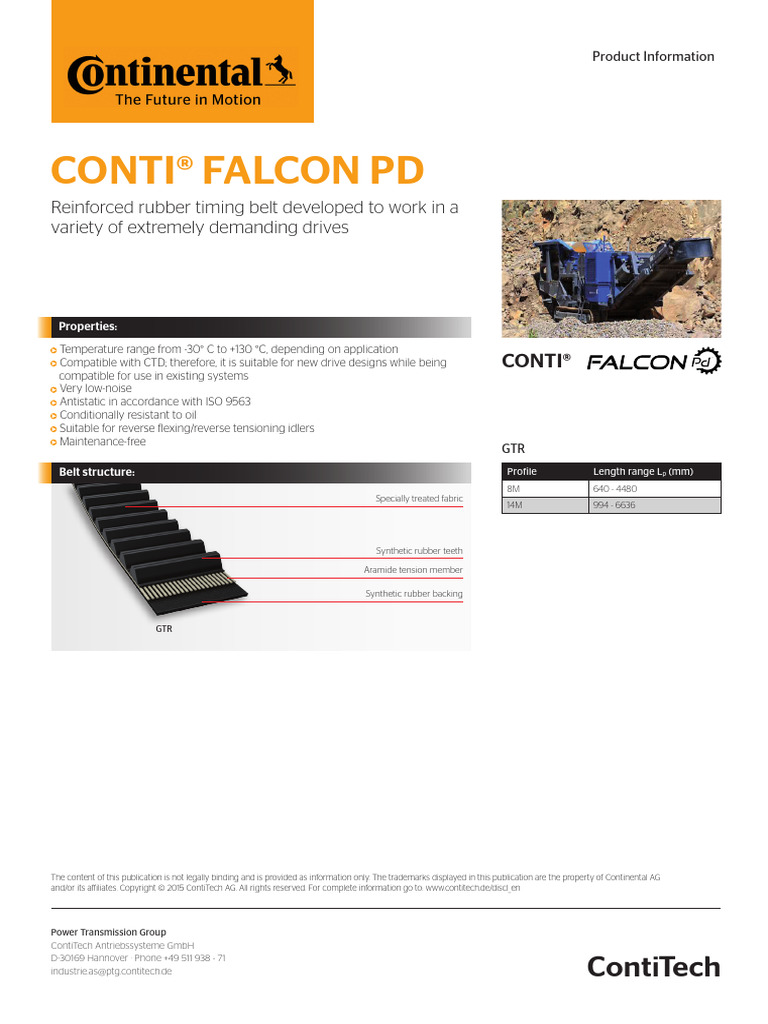 Conti Falcon PD en | PDF