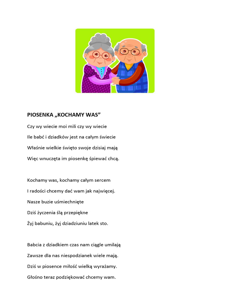 Styczen Piosenki I Wiersze | PDF