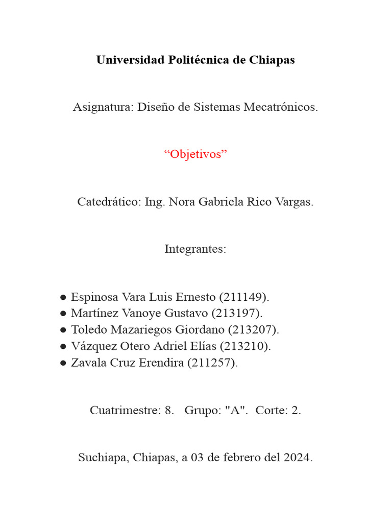 Objetivos | PDF | Informática