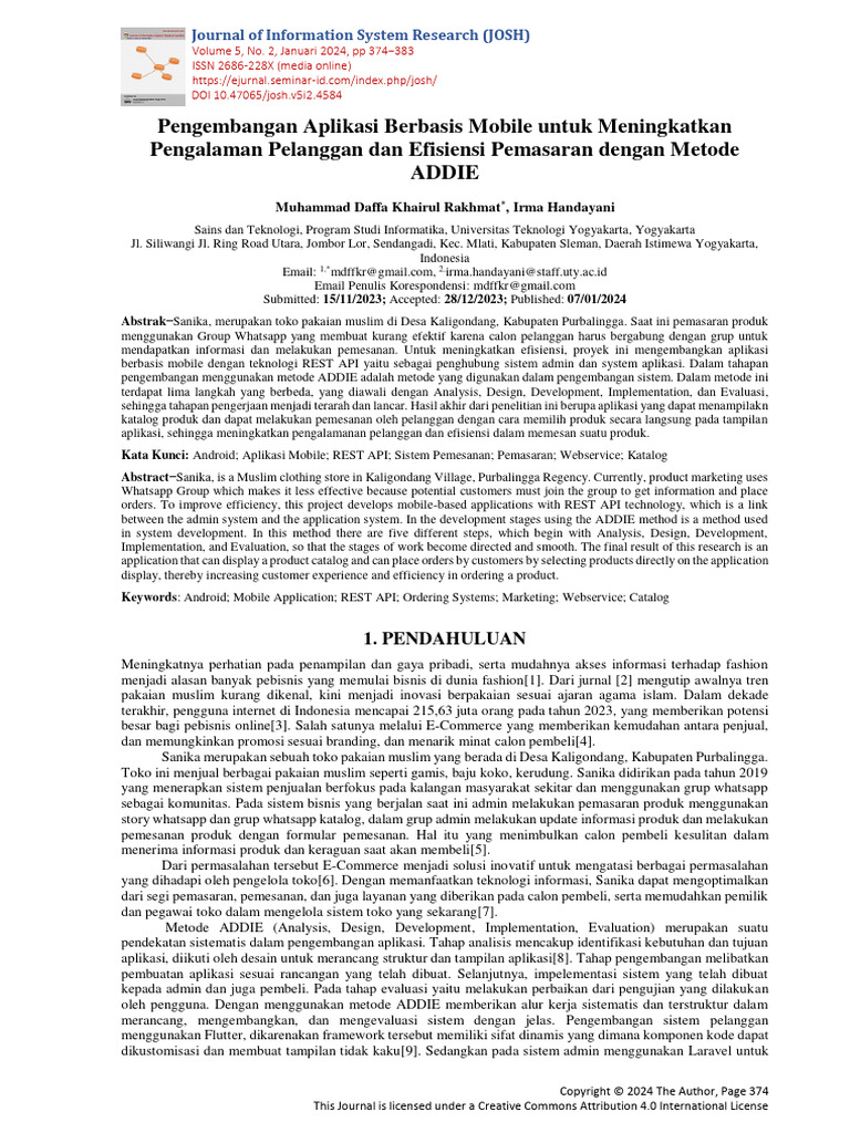 Pengembangan Aplikasi Berbasis Mobile Untuk Meningkatkan Pengalaman Pelanggan Dan Efisiensi ...