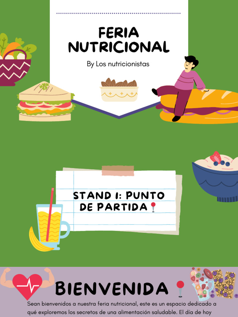 Feria Nutricional Pdf Nutrición Dieta Y Nutrición
