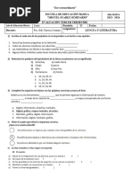 Preguntas de Examenes Quinto Grado Primer Trimestre | PDF