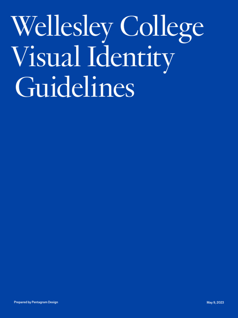 Wellesley College Visual Identity Guide | PDF | Logos | Typography