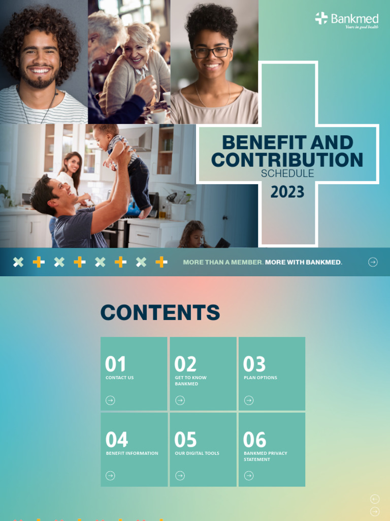 Benefit and Contribution Schedule | PDF | Health Care | Hospital