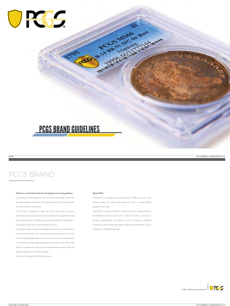 PCGS BrandGuidelines | PDF | Logos | Brand