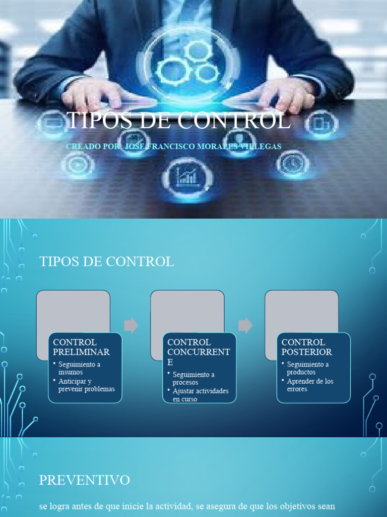 Tipos de Control | PDF | Planificación | Ciencia cognitiva